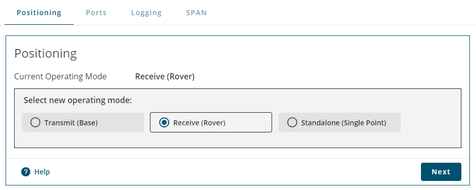 Configuration Window